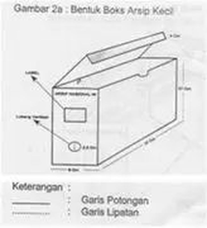 Cetak Box Arsip + Logo Instansi/Perusahaan