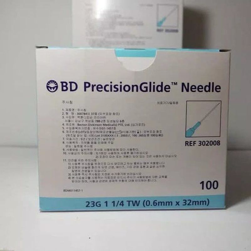 needle 23 G jarum suntikan