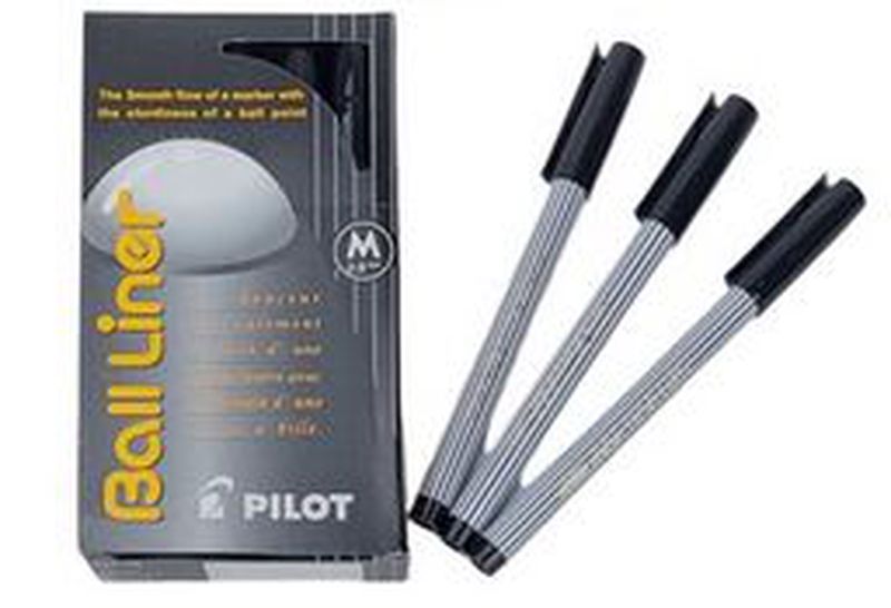 Ballpoint Pilot Balliner - Hitam