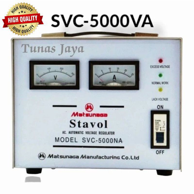Stavolt Stavol Stabilizer 5000W (5KVA) MATSUNAGA