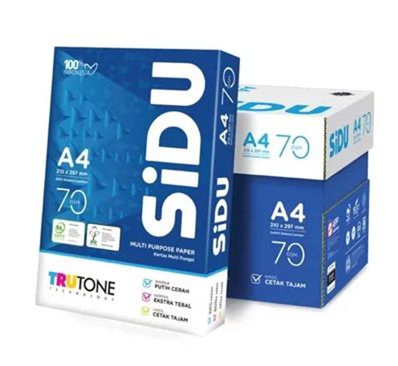 KERTAS HVS A4 70 GSM PER KOTAK ISI 5 RIM