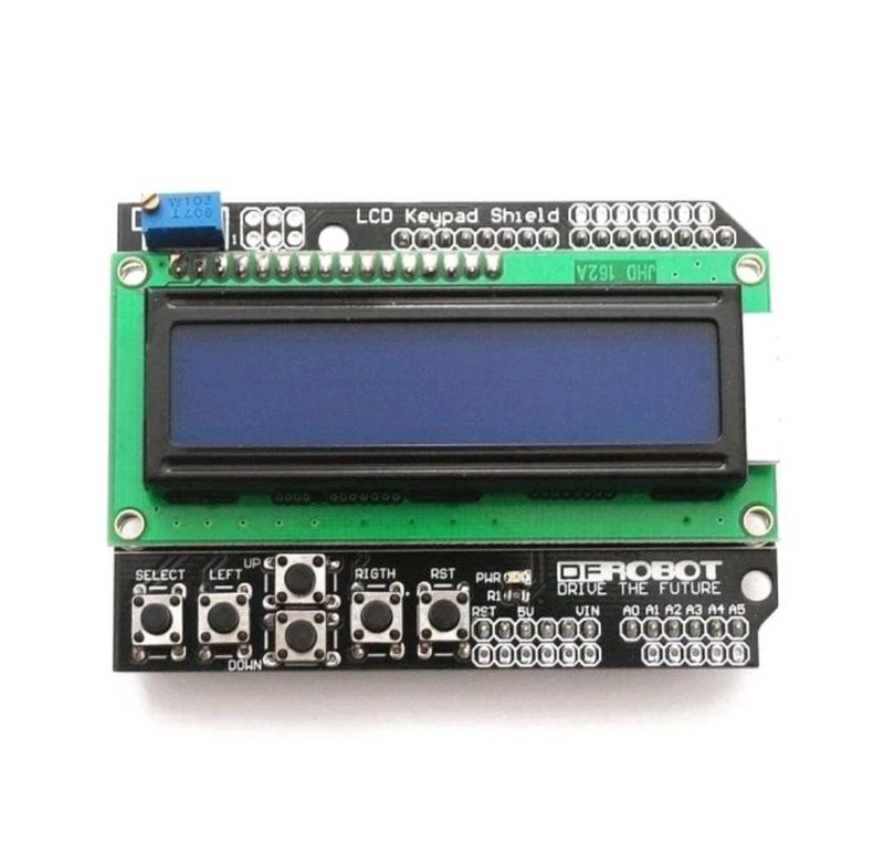 LCD 16x2 1602 Biru Blue LCD With 12C IIC Module Solder Uno R3