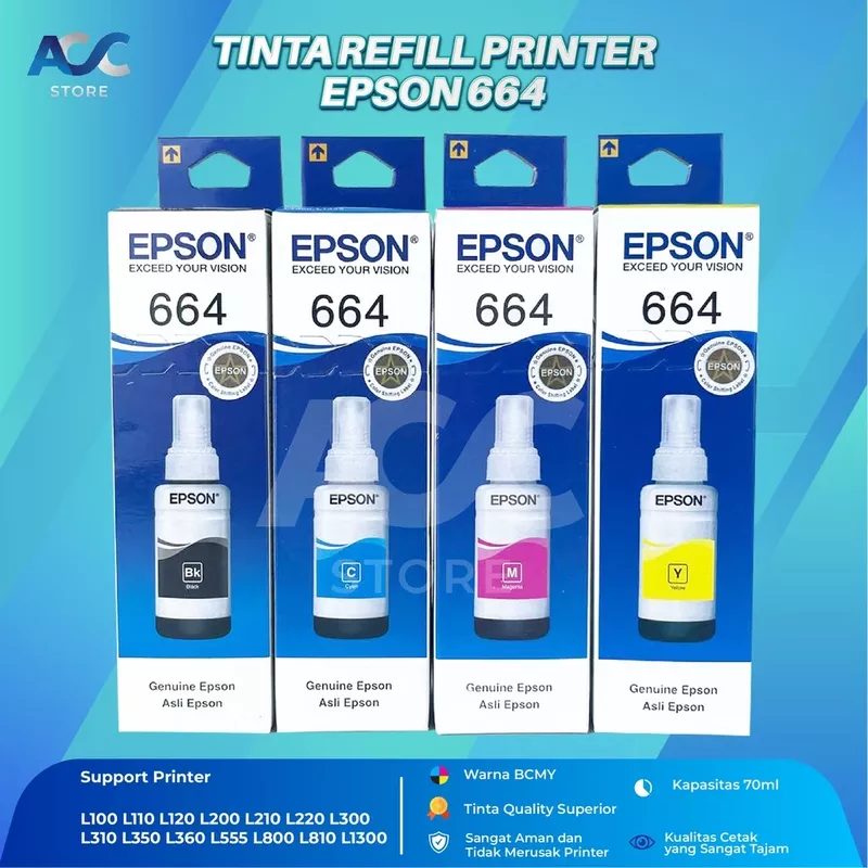 Tinta Epson 664 - Epson 664 - Merah