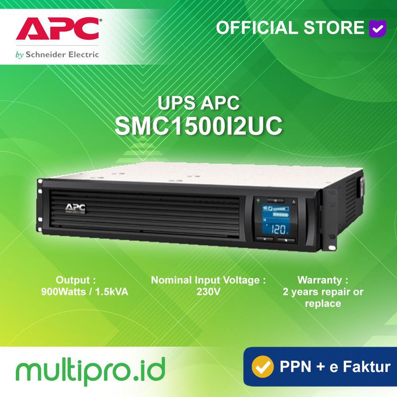 APC SMC1500i2UC SMC1500i-2UC Smart UPS Rackmount 1500VA