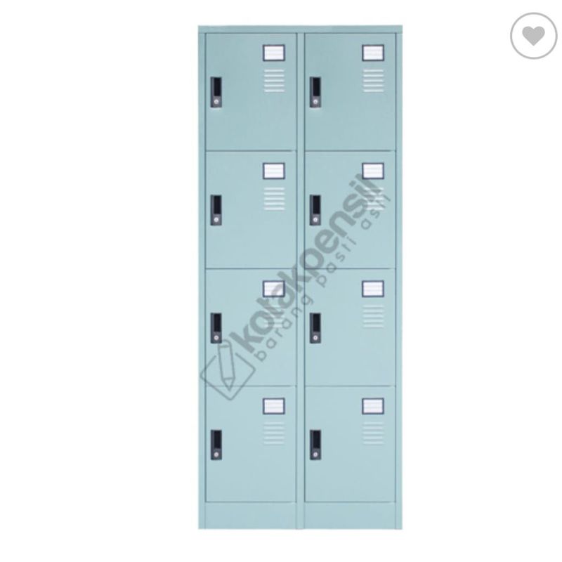 Lemari loker besi 8 pintu
