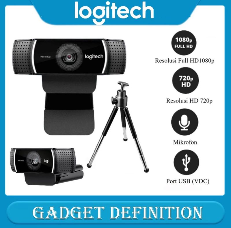 Logitech Webcam C922 HD PRO STREAM , Logitech C922 HD Pro Webcam ...