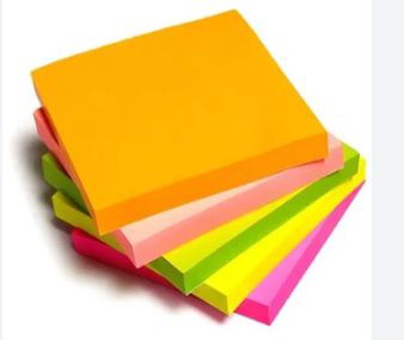 Sticky notes warna-warni
