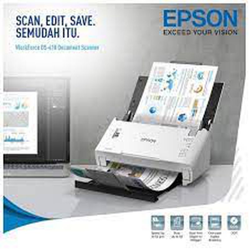 SCANNER EPSON DS-410 EPSON DS410 SCAN UP TO A3 STITCH GARANSI RESMI