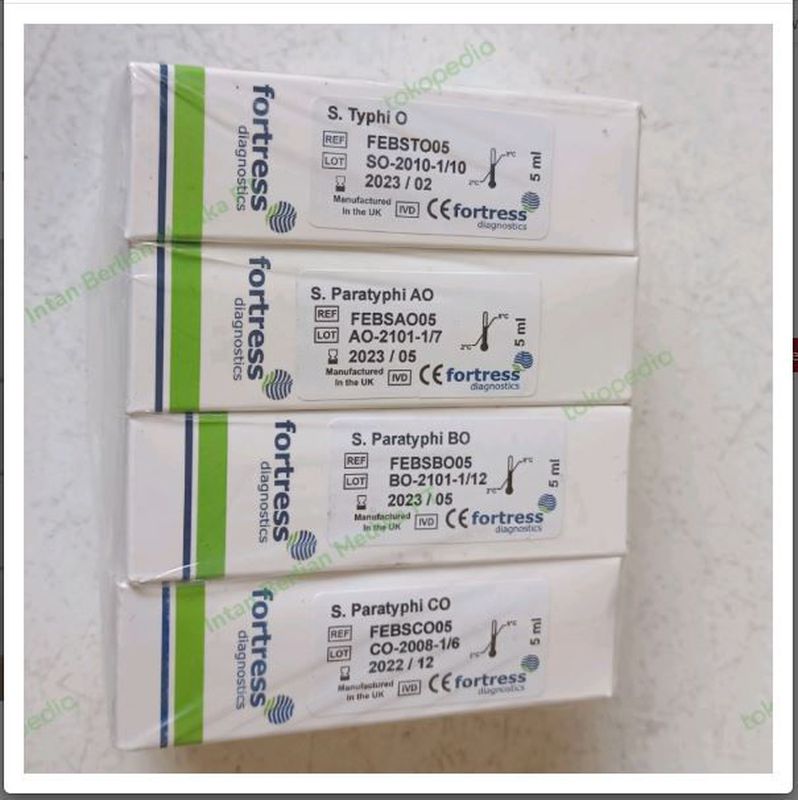WIDAL TEST KIT SALMONELLA TYPHI & PARATYPHI