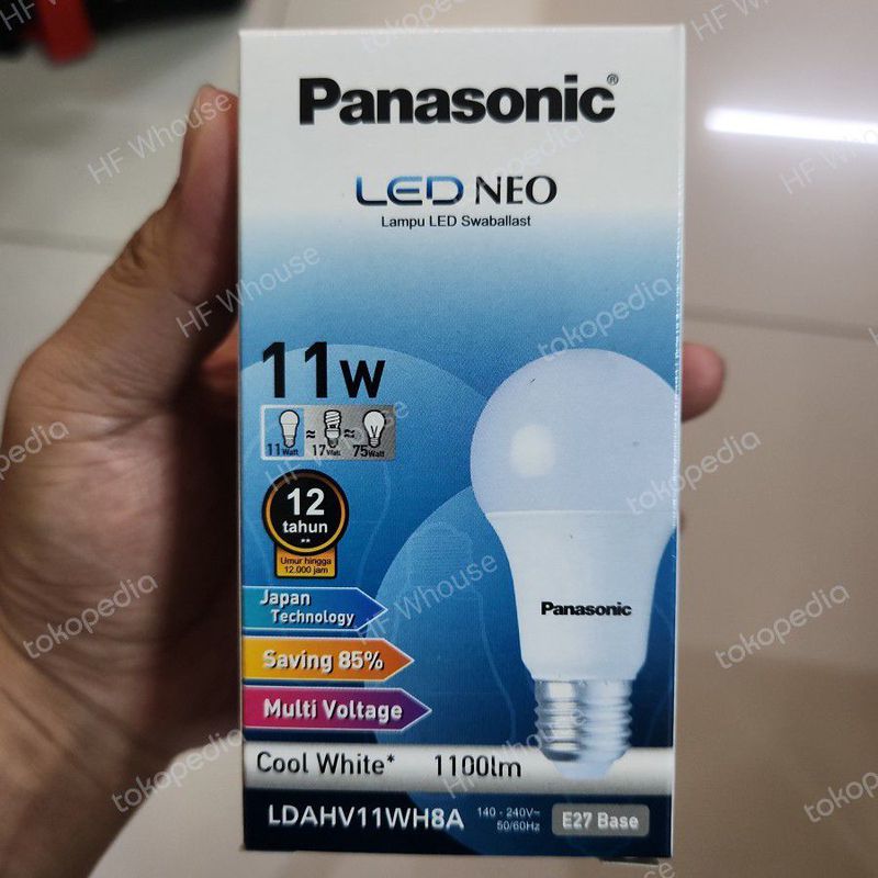 Lampu LED Panasonic 11 watt
