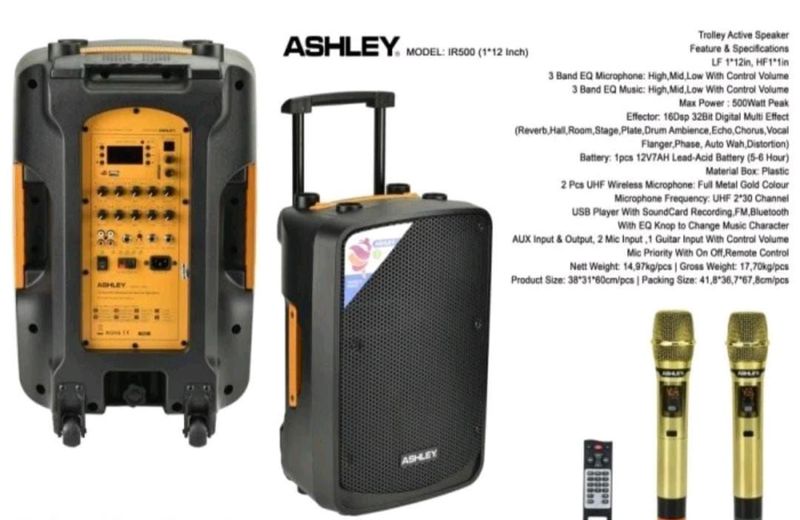 ASHLEY IR500 PAKET SOUND SYSTEM
