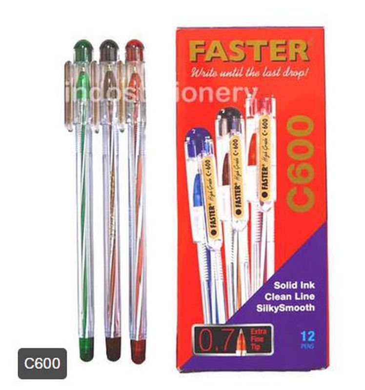 Ballpoint Faster C600 - Hitam