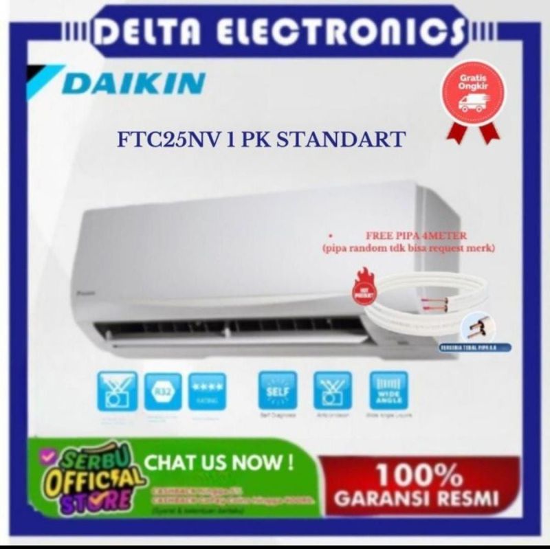 AC DAIKIN 1 PK FTC 25NV14