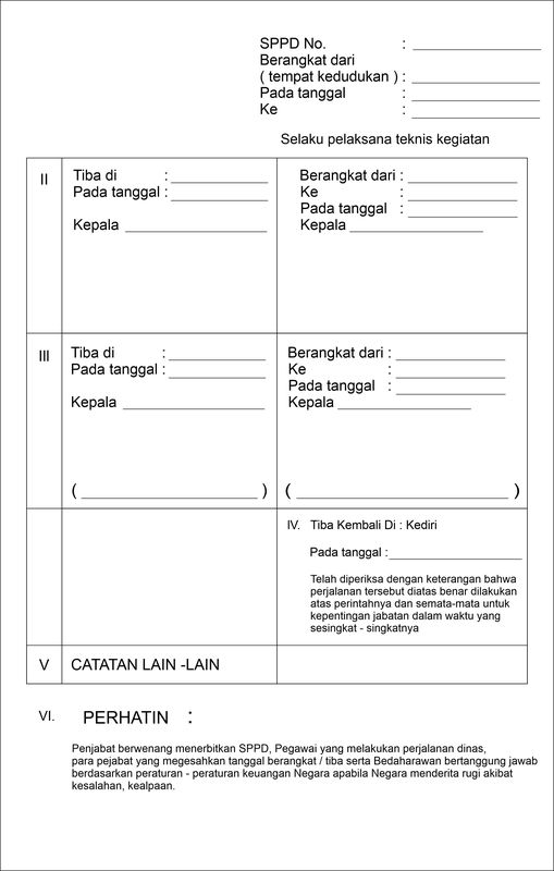 SURAT PERINTAH PERJALANAN DINAS (SPPD)