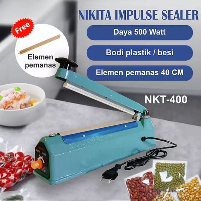 Alat Mesin Impulse Sealer NKT 400 P