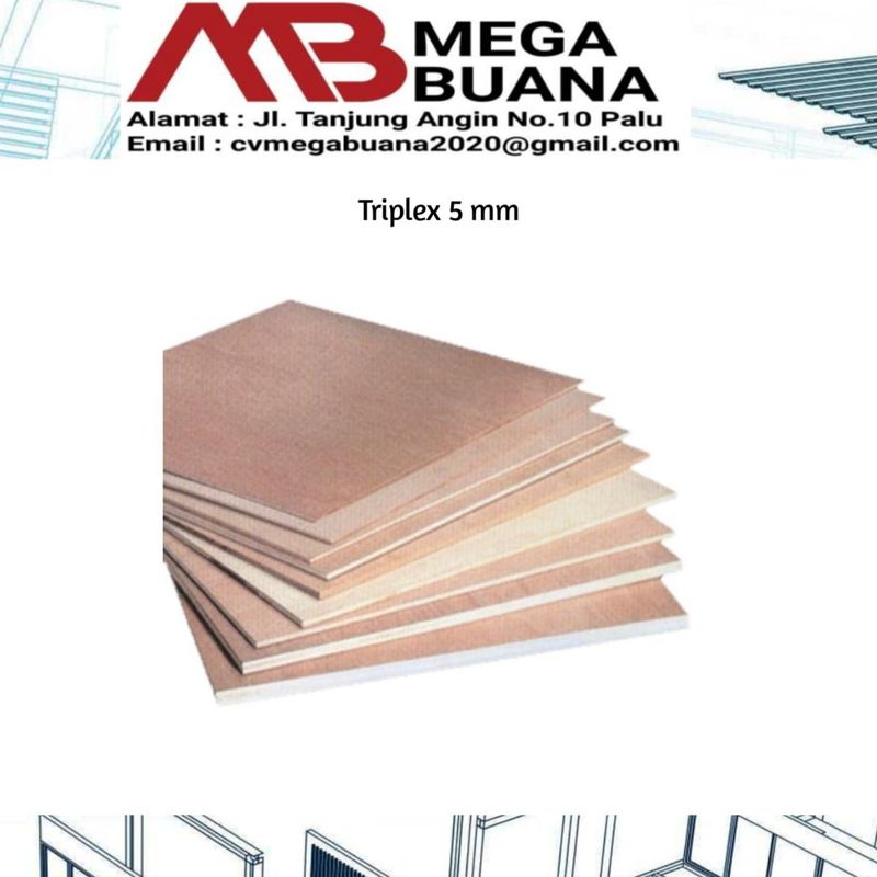 Triplek 5 mm