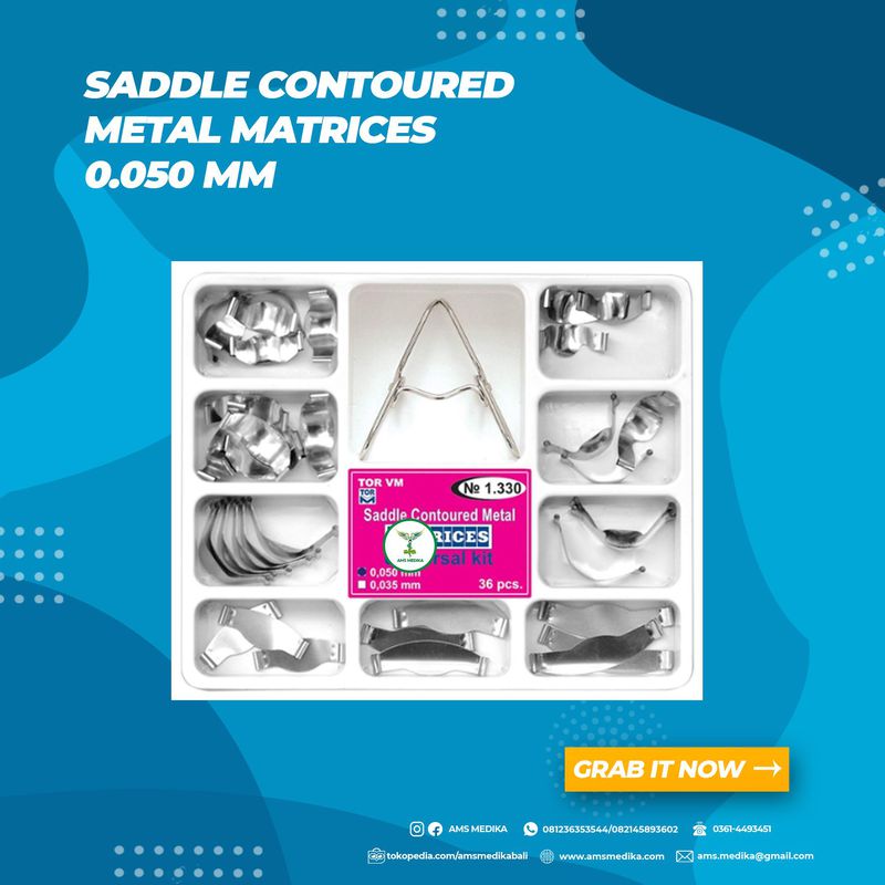 Saddle Contoured Metal Matrices