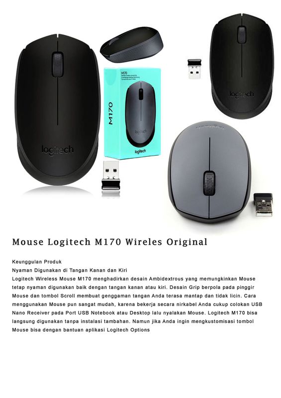 mouse logitech m170 Original