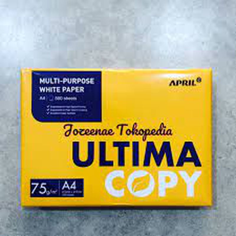 KERTAS HVS A4 75 gr Ultima