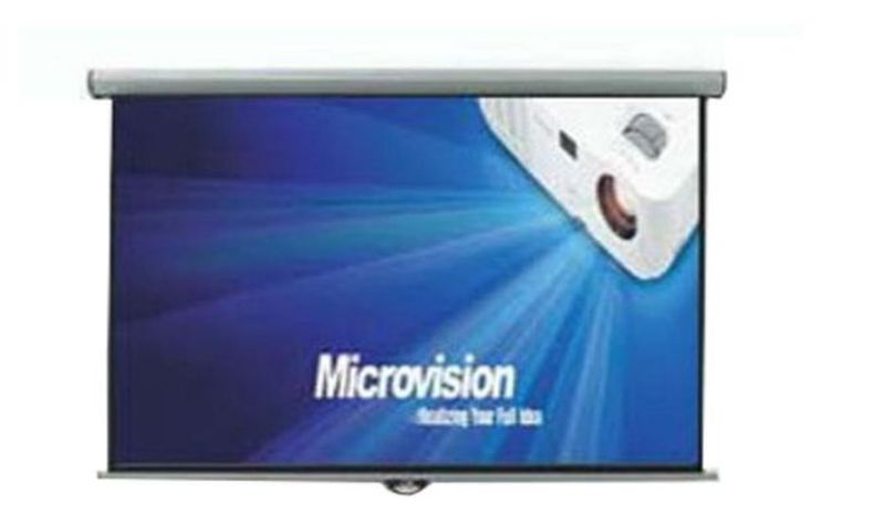 MICROVISION MWSMV1717L 70 Inch Manual Wall Screen (178x178 cm)
