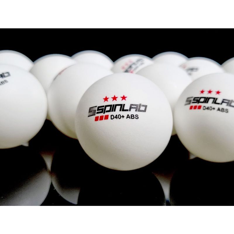 50 pcs Bola Pingpong Tenis Meja SPINLAB D40+ ABS