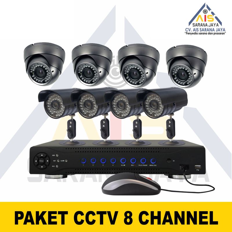 Paket CCTV/8 Channel/8 Titik