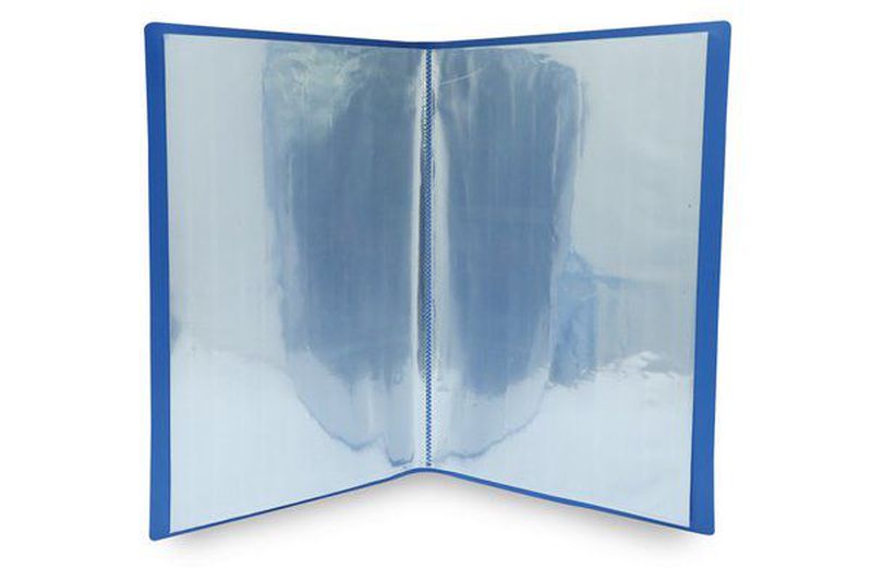 Clear holder 60 sheet warna biru