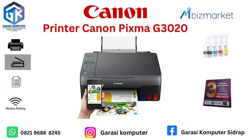 PRINTER CANON PIXMA G3020
