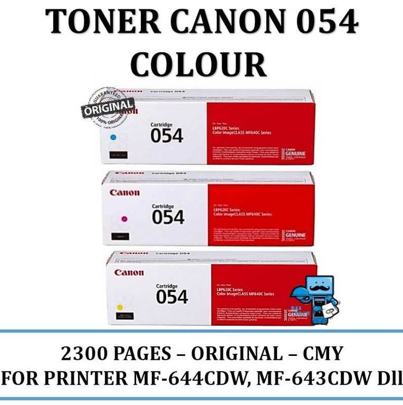 Cartridge Toner Canon 054 Colour BCMY - Original