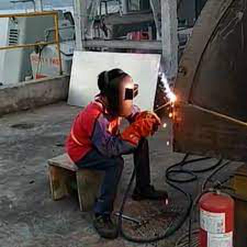 Las Knalpot Alat Berat Motor Grader