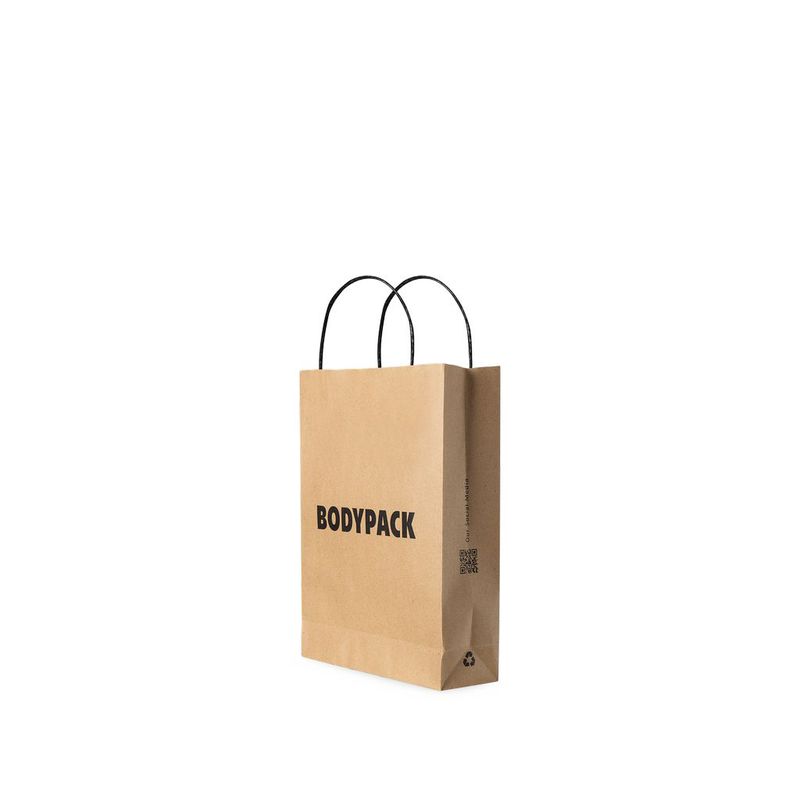 SHOPPING PAPER BAG BODYPACK 1.0, BRW, S