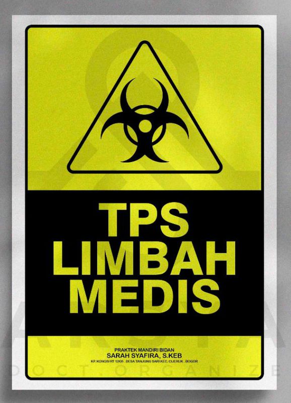 Stiker TPS Limbah Medis