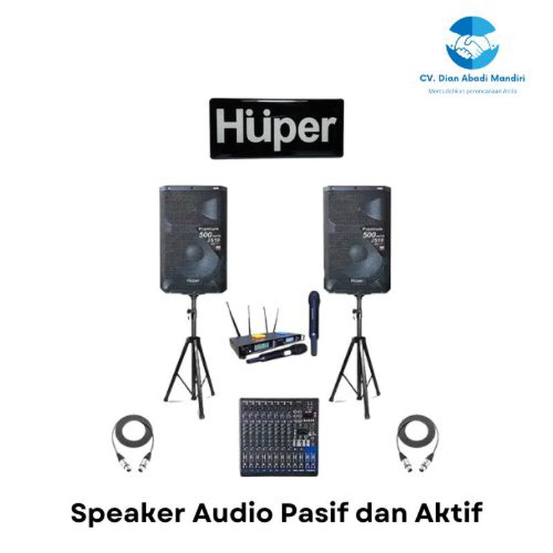 Speaker Audio Huper Pasif dan Aktif