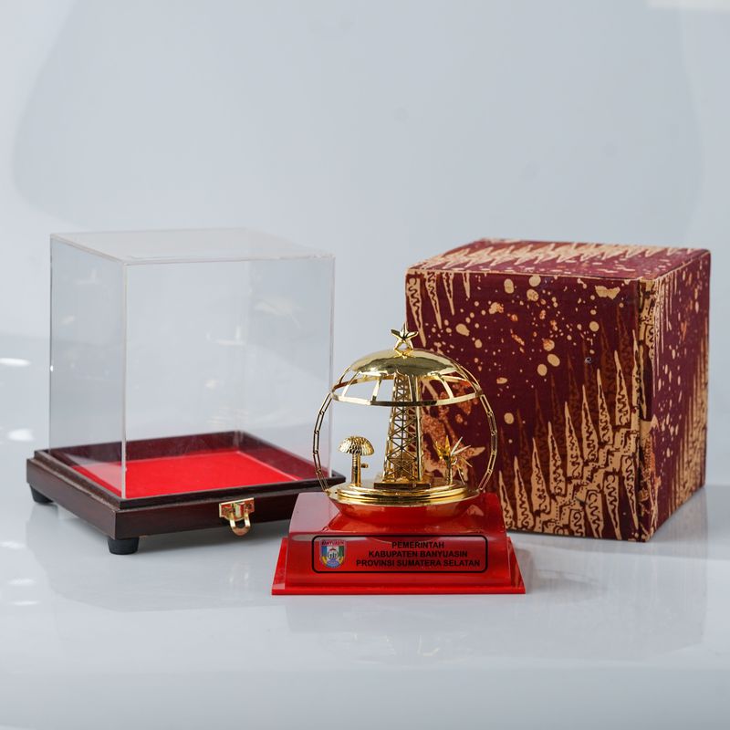 Miniatur Logo Dinas Pemerintah - Silver