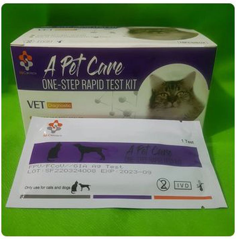 Rapid test Kit FPV + FCoV + Giardia