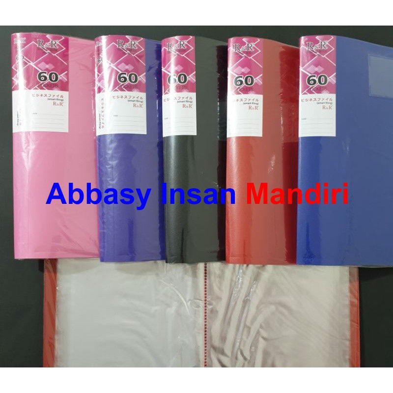 Map Clear Holder / Display Book Folio - 60 Pocket