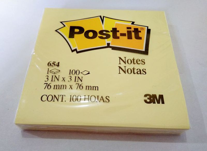 3M Post-it 654 Notes Yellow