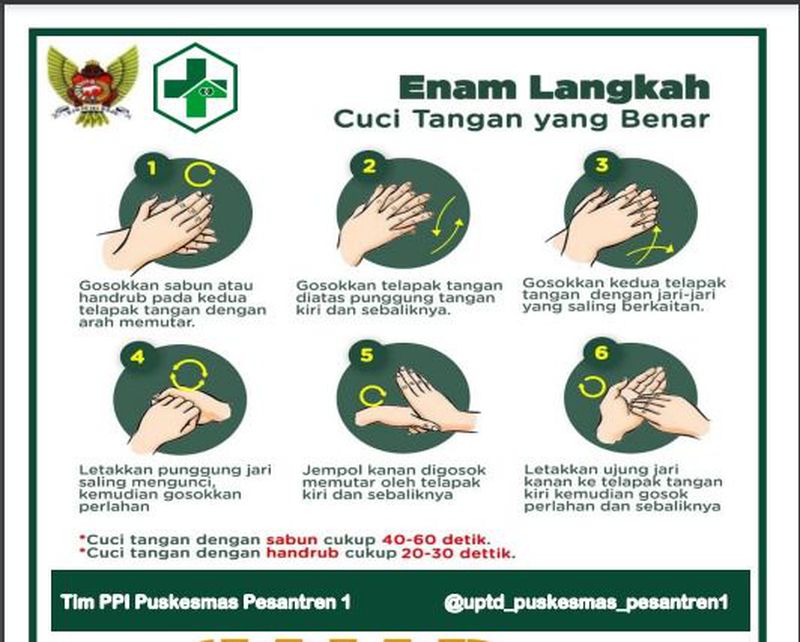 CETAK POSTER CUCI TANGAN 20X25