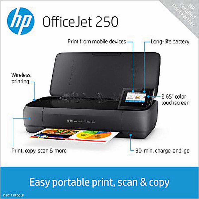 HP Officejet 250 Mobile All-in-One Printer
