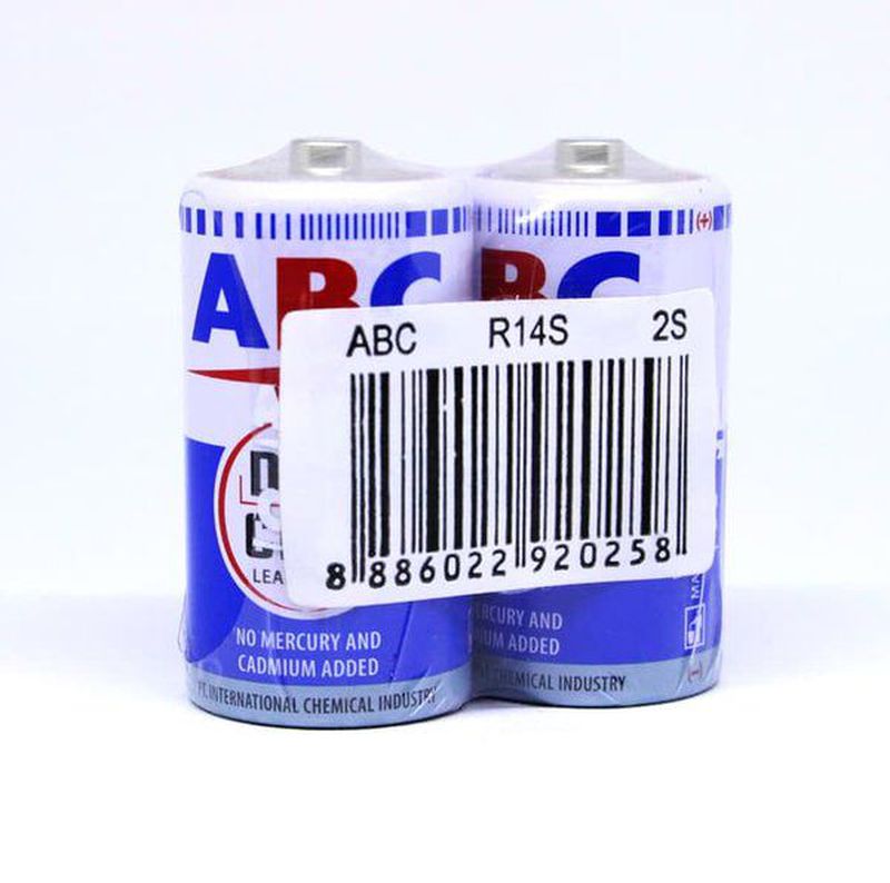 ABC Battery Biru Sedang (R14S/C)