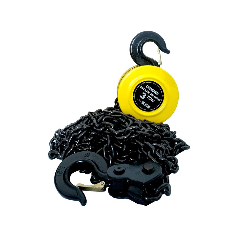 OSSEL Takel 3 ton x 5 meter Chain Block 3 ton x 5 meter Katrol Rantai