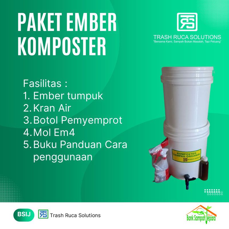 PAKET KOMPOSTER EMBER TUMPUK