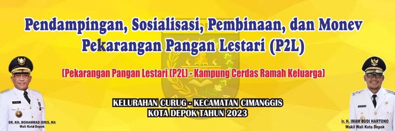 Spanduk Pendampingan, Sosialisasi, Pembinaan, dan Monev Pekarangan ...