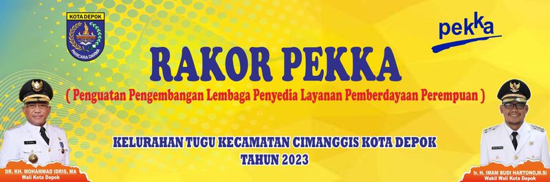 Spanduk Rakor PEKKA Kel. Tugu