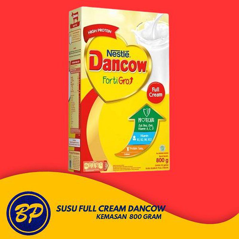 SUSU DANCOW FULL CREAM KEMASAN 800 GRAM