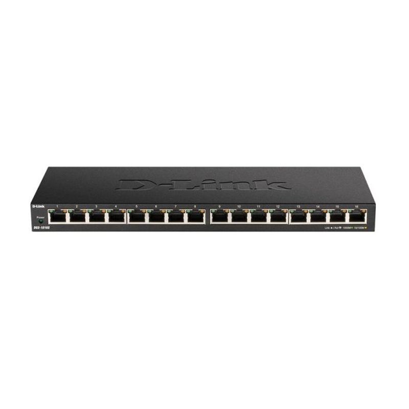 D-Link 16-Port Gigabit Desktop Switch (DGS-1016S)