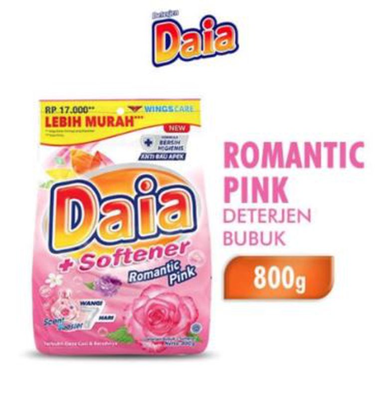DAIA DETERGENT PLUS SOFTENER 800GR