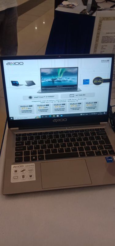 Notebook Axioo MyBook Pro K7.2 (8N5) TKDN+BMP 50,70%, Layar 14 inch FHD ...