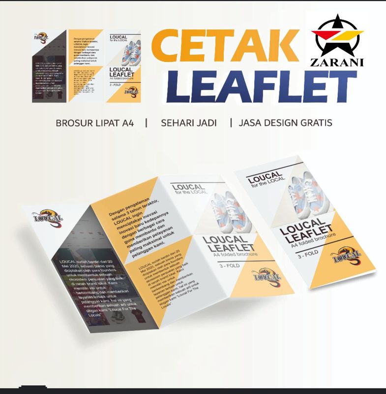 Cetak Leaflet / brosur