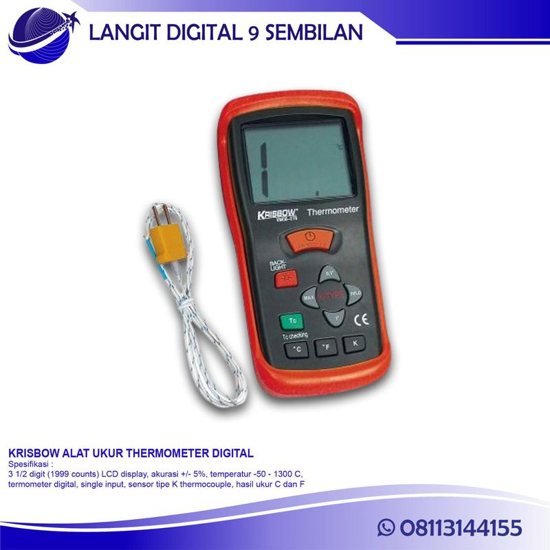 KRISBOW ALAT UKUR THERMOMETER DIGITAL